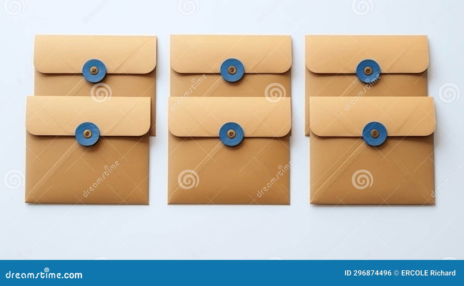 Brown Cardboard Envelopes: a Stylish and Durable Storage Solution Stock ...