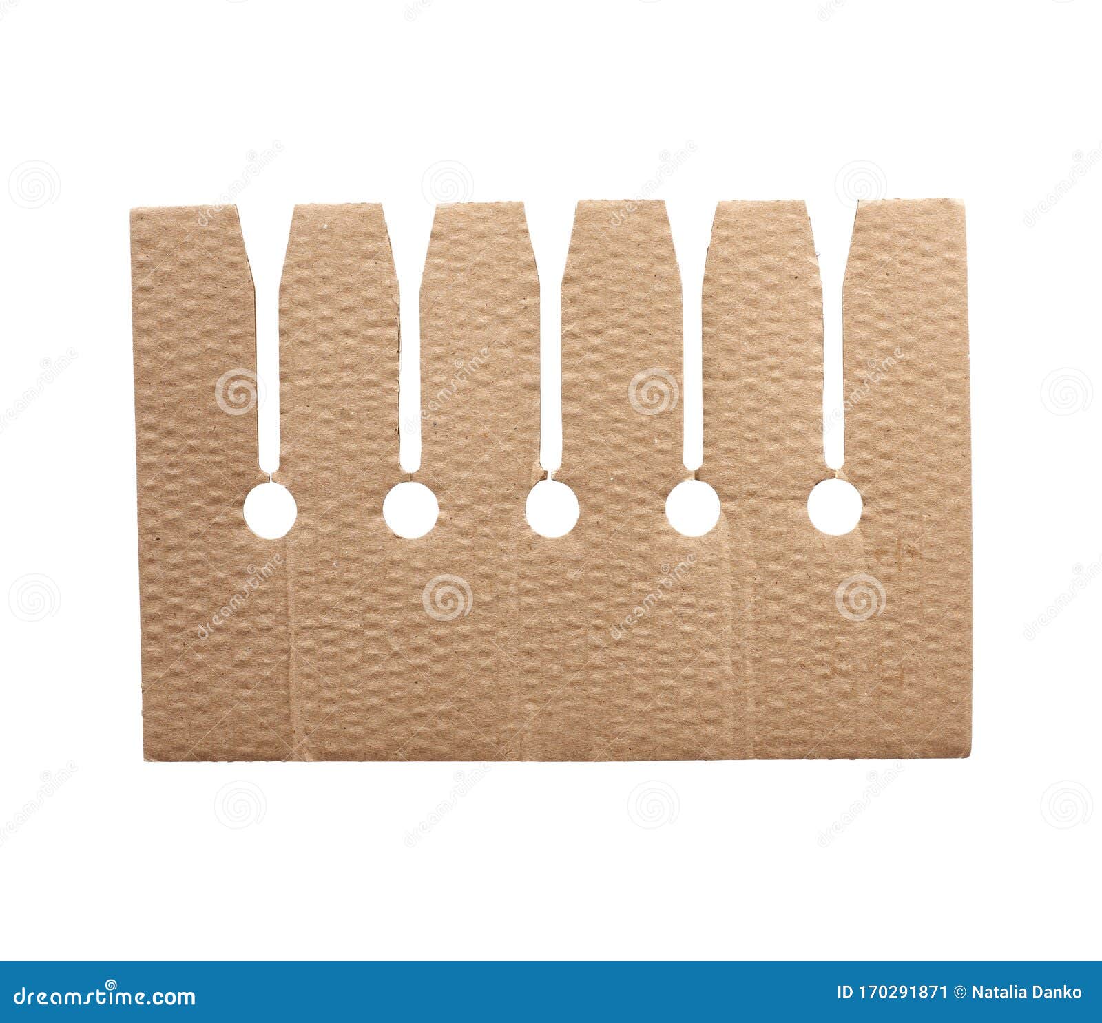 Brown Cardboard Partition With Cells For A Box Royalty-Free Stock Photo ...