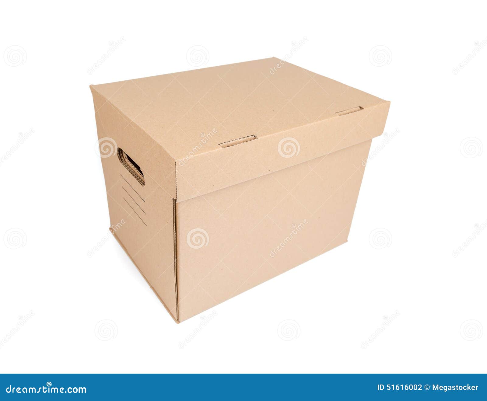 Brown Carton Box Isolated on White Stock Photo - Image of recycle ...