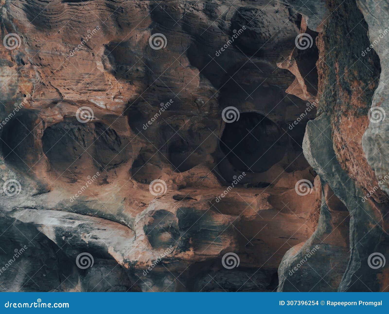 Cave Wall Stone Texture for Nature Background. Stock Photo - Image of ...