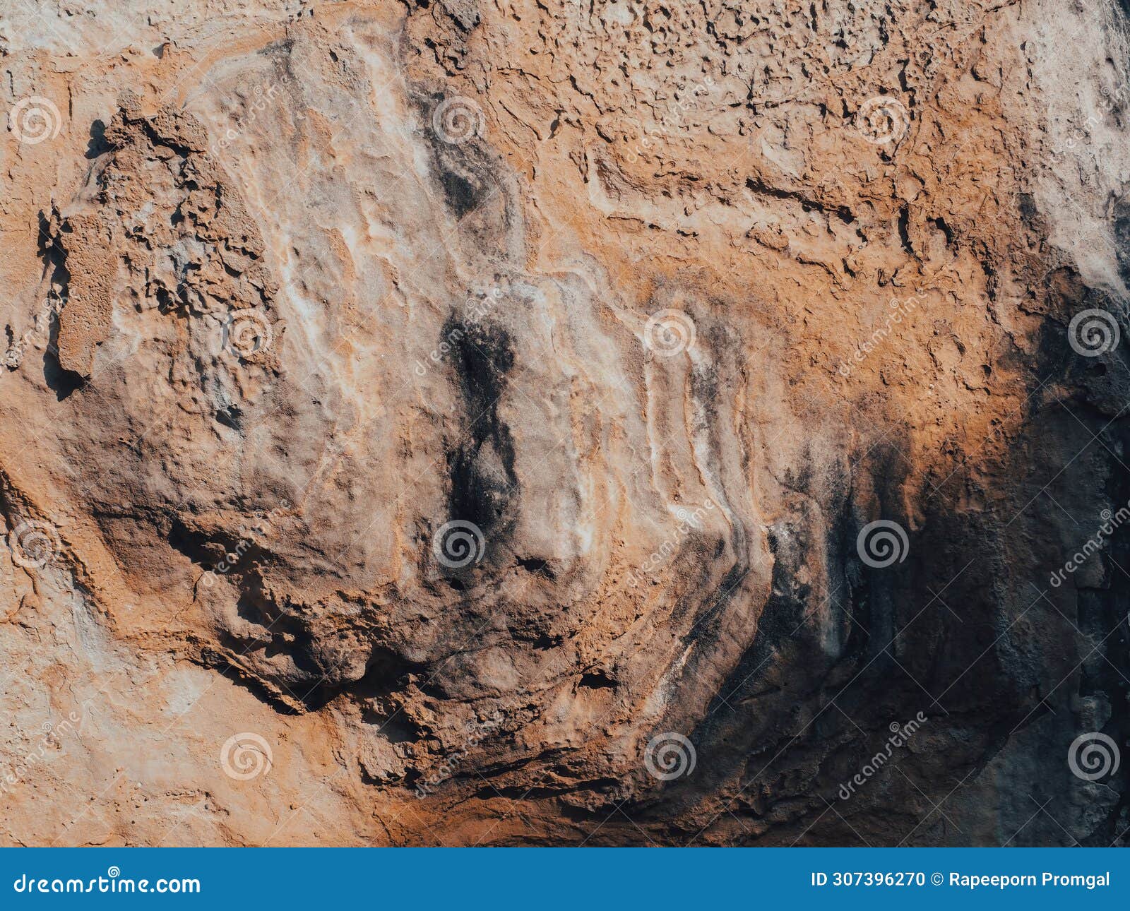 Cave Wall Stone Texture for Nature Background. Stock Photo - Image of ...