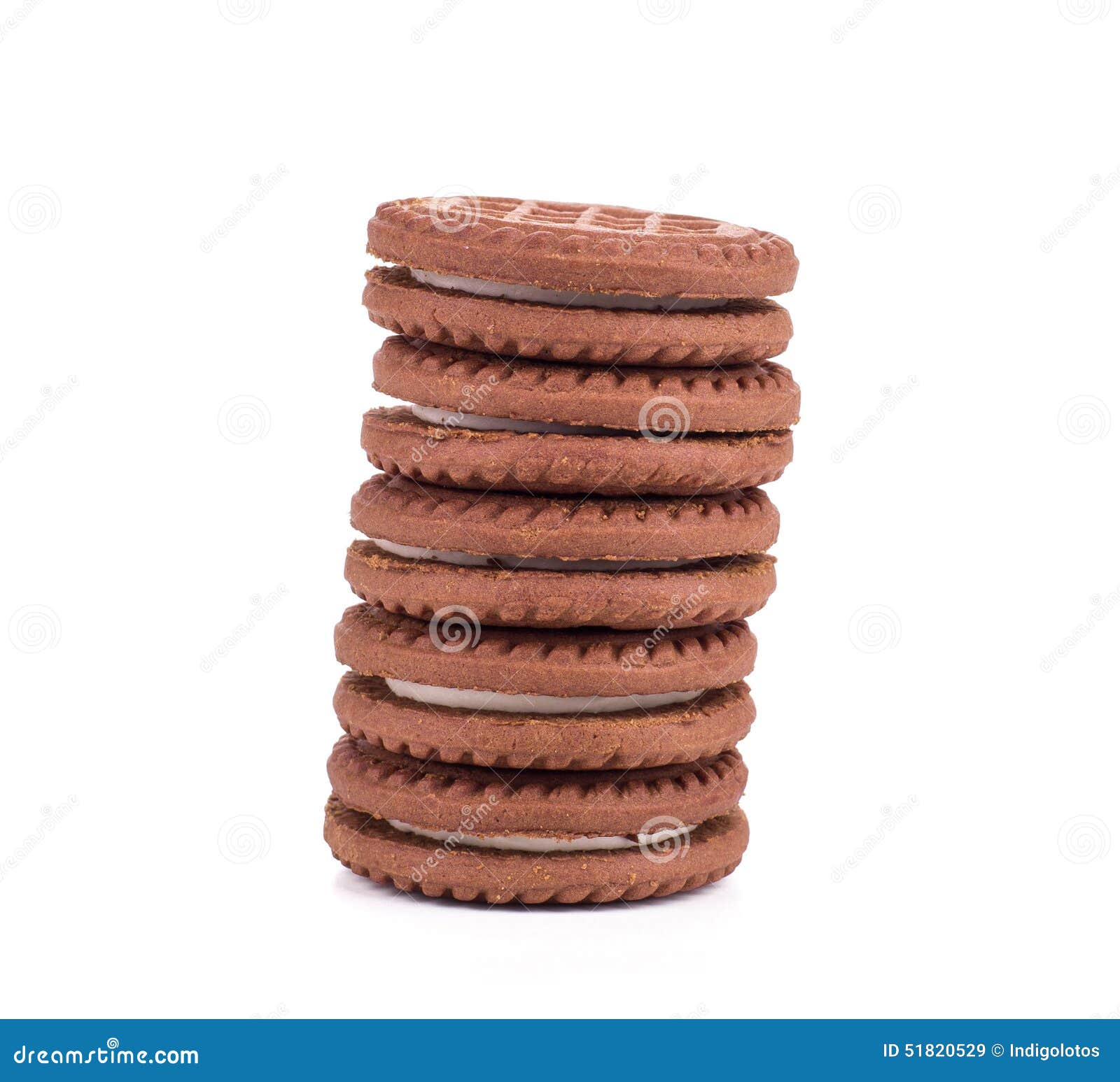 Brown chocolate biscuits stock image. Image of biscuit - 51820529