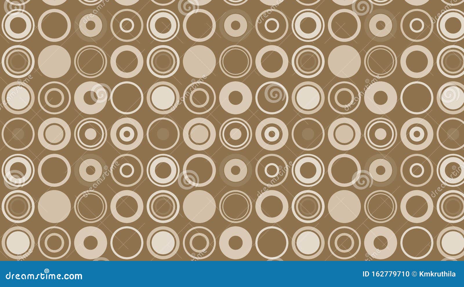 Brown Circle Background Pattern Vector Stock Vector - Illustration of ...