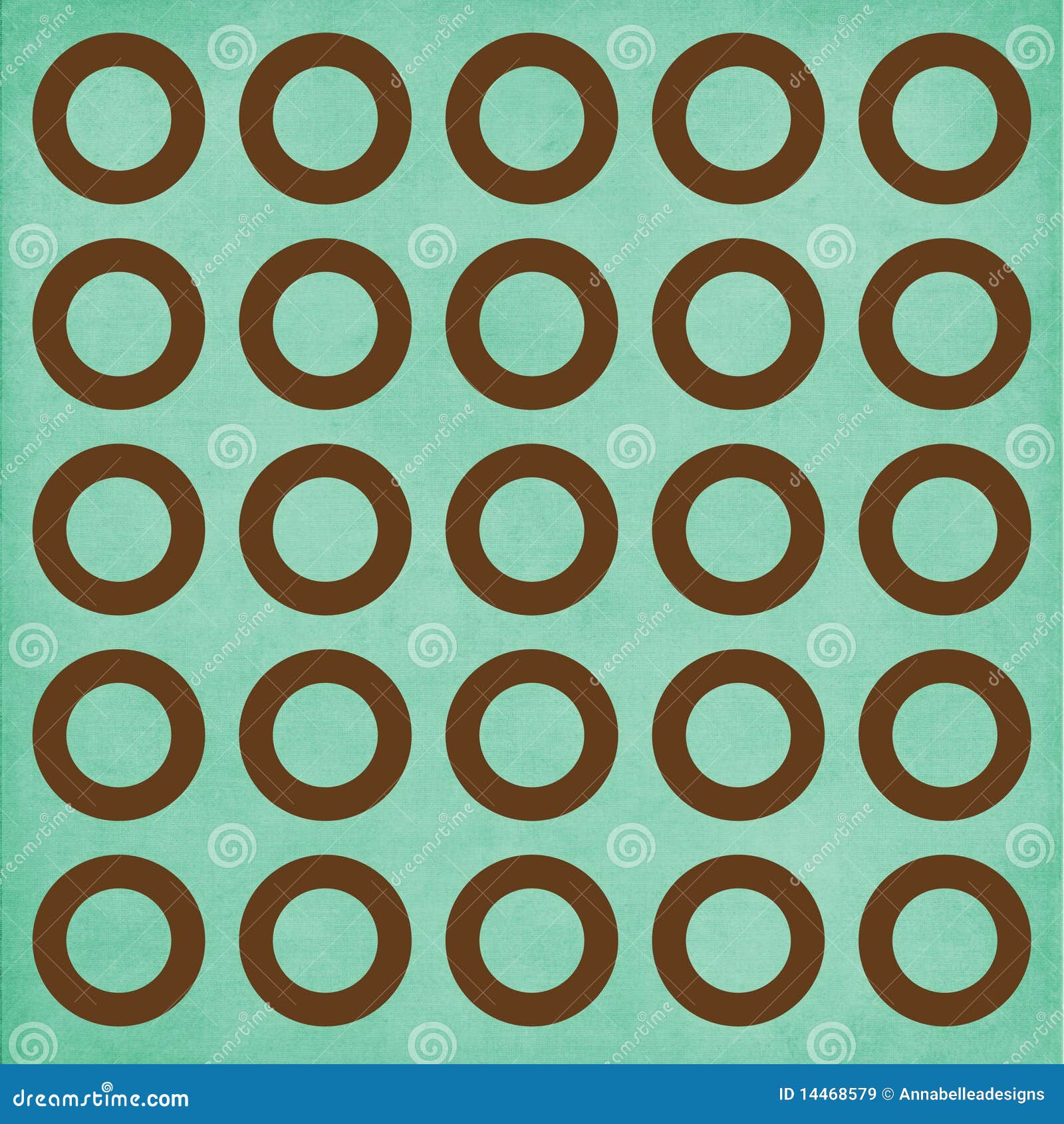 Brown Circles On Teal Background Stock Image - Image of brown, summer ...