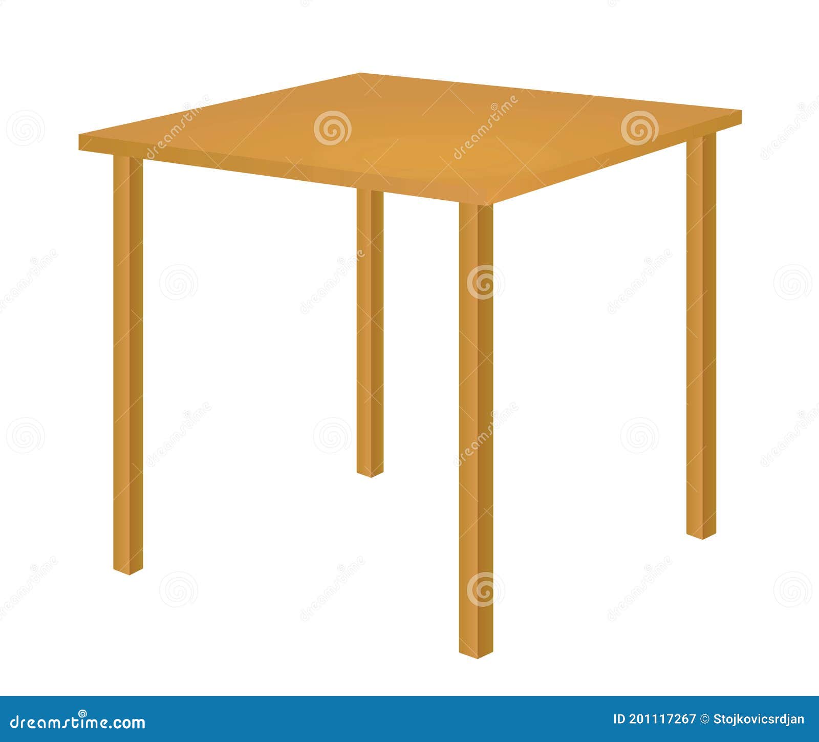 Brown classic home table stock vector. Illustration of furniture ...