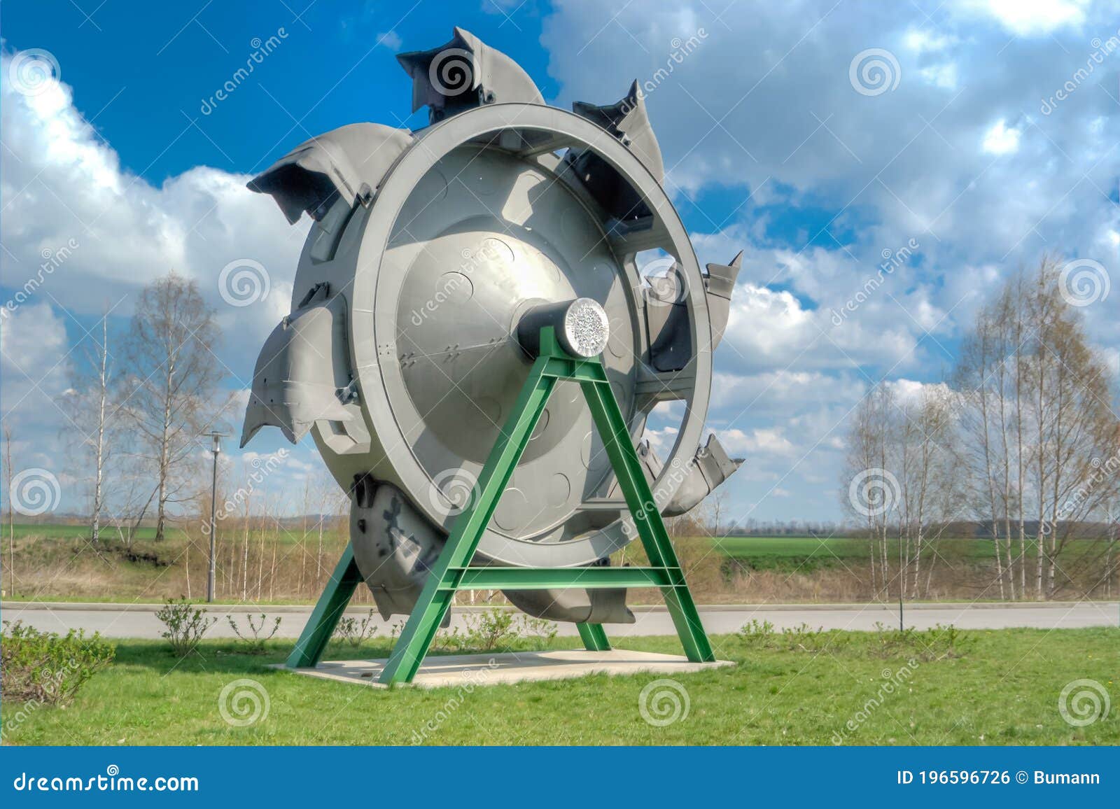 Brown Coal Mine Construction and the Paddle Wheel of a Bucket Wheel ...