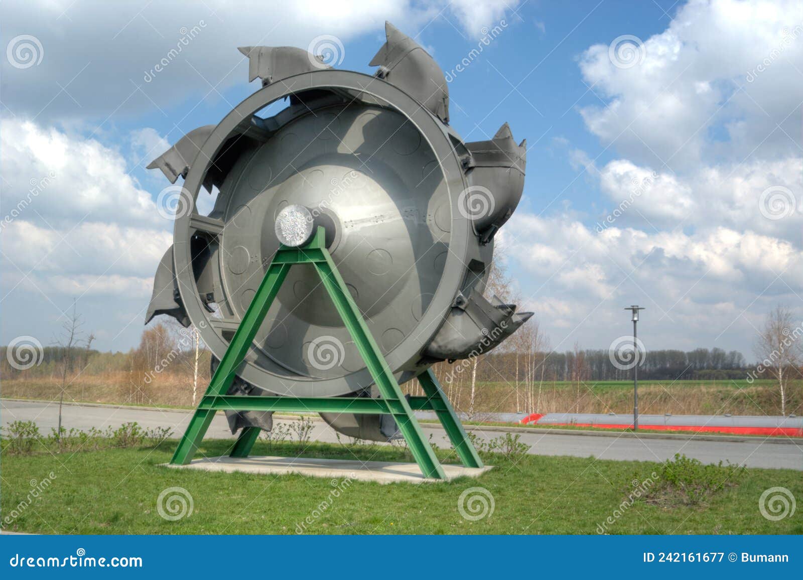 Brown Coal Mine Construction and the Paddle Wheel of a Bucket Wheel ...