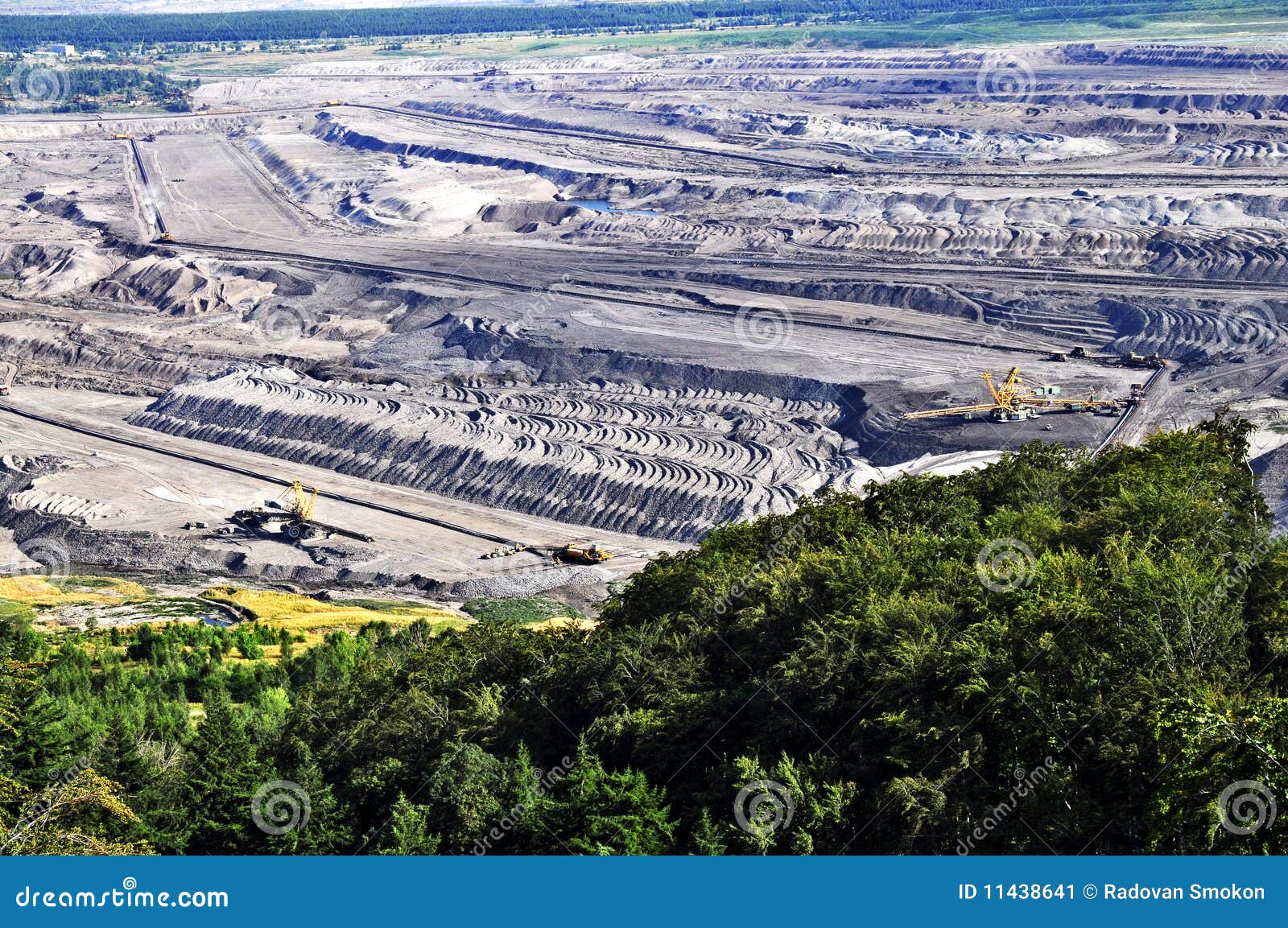 The Open Cast Martha Gold Mine In Waihi, New Zealand Royalty-Free Stock ...