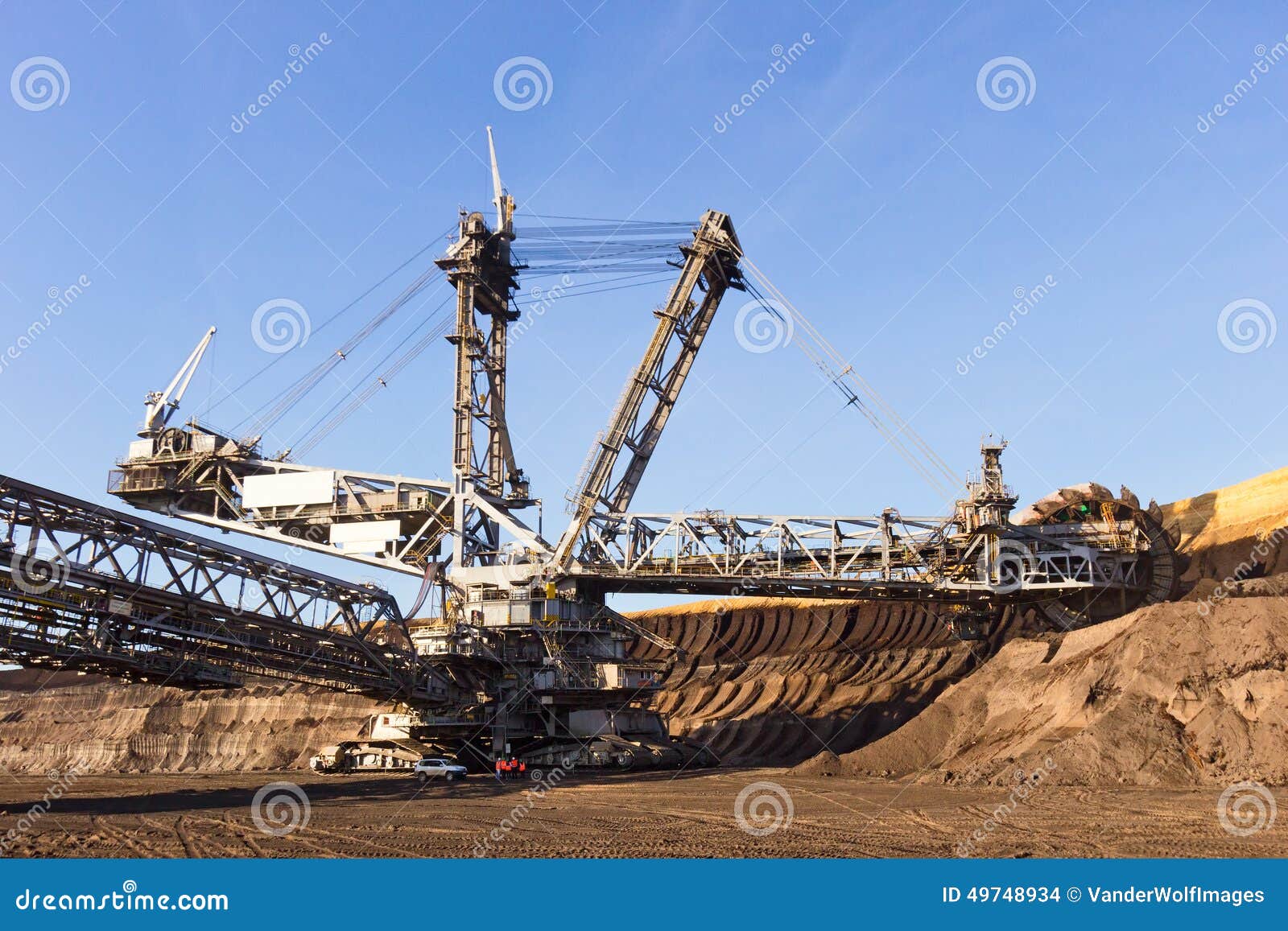 Brown coal open pot mine stock photo. Image of mining - 49748934