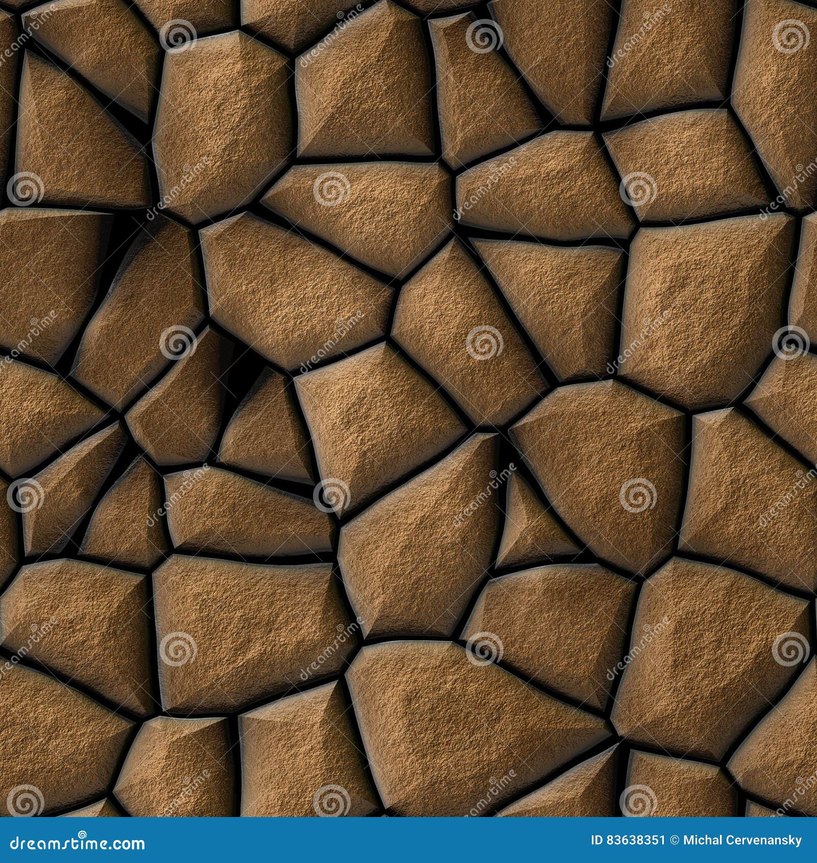 Brown Cobble Stones Texture Stock Image - Image of abstract ...