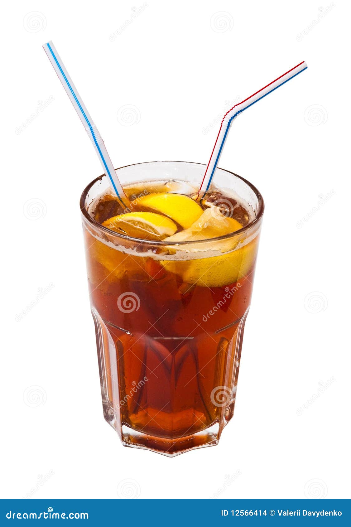 Brown Cocktail Isolated on White Stock Photo - Image of celebration ...