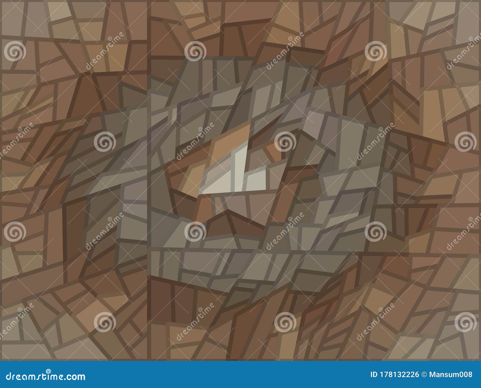 Brown Color Abstract Pattern Background Stock Illustration ...