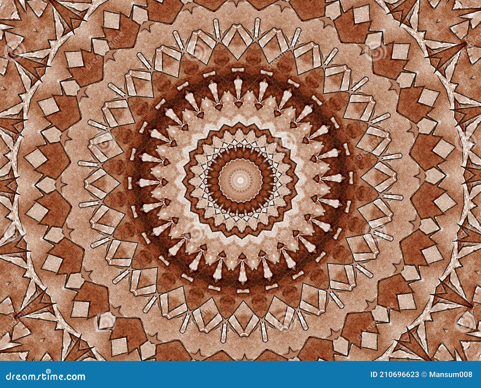 Brown Color Abstract Pattern Background Stock Illustration ...