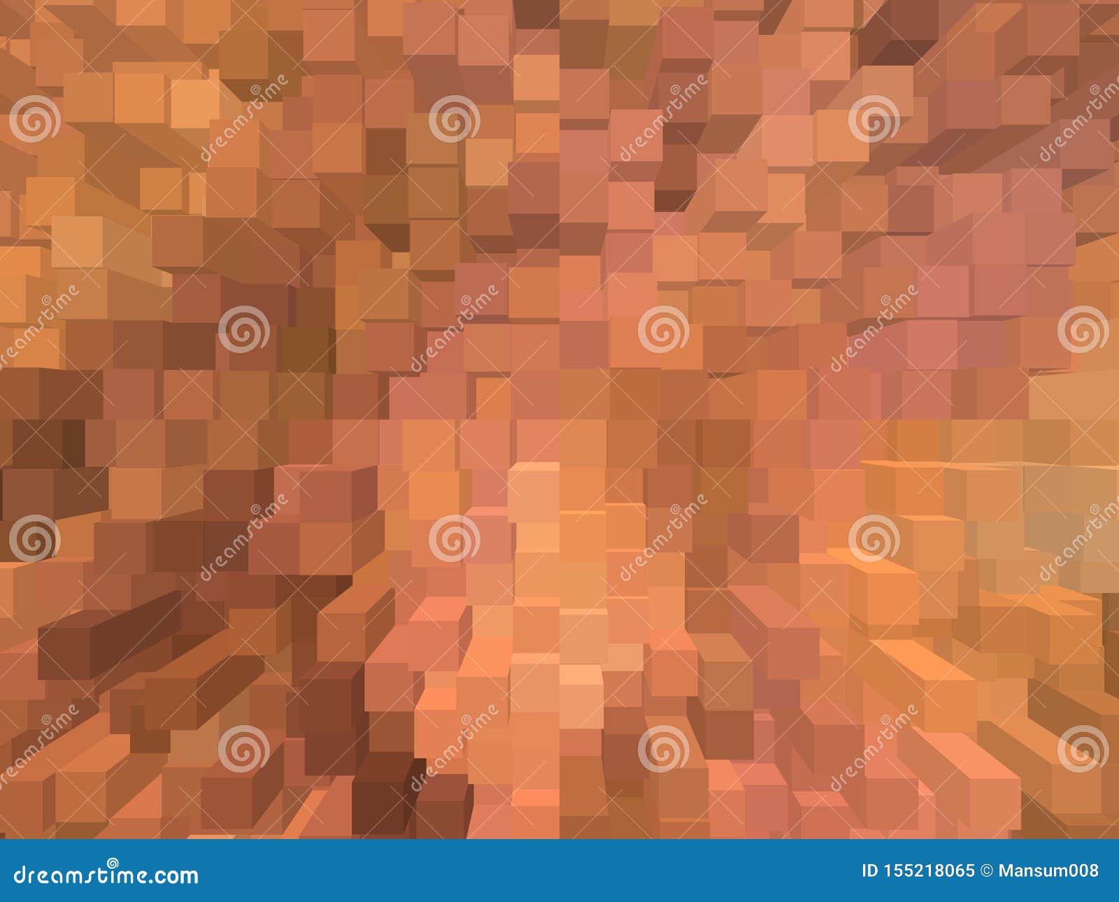 Brown Color Blocks Pattern Background Stock Illustration - Illustration ...