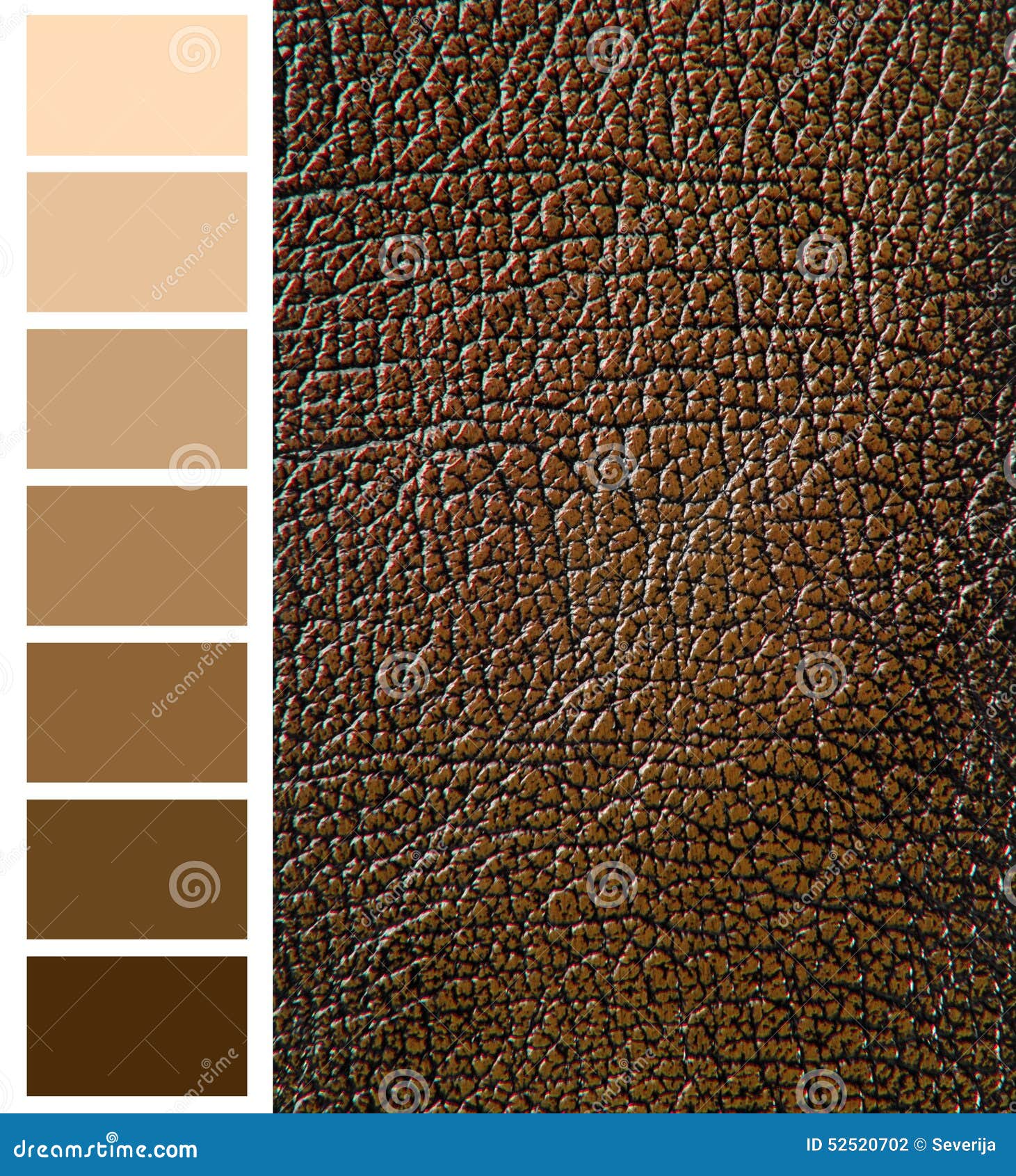 Brown Color Complimentary Chart Stock Photo - Image of improvement ...