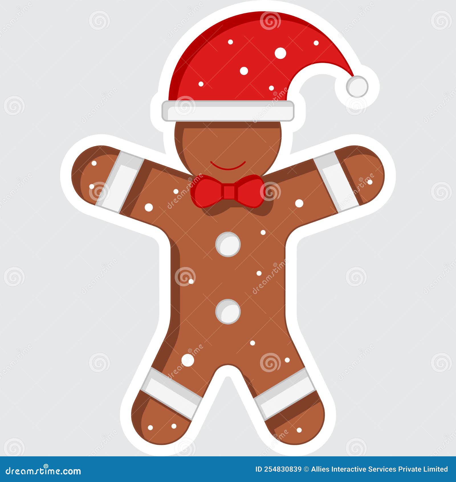 Gingerbread Men Wearing Different Costumes Set, Funny Christmas ...