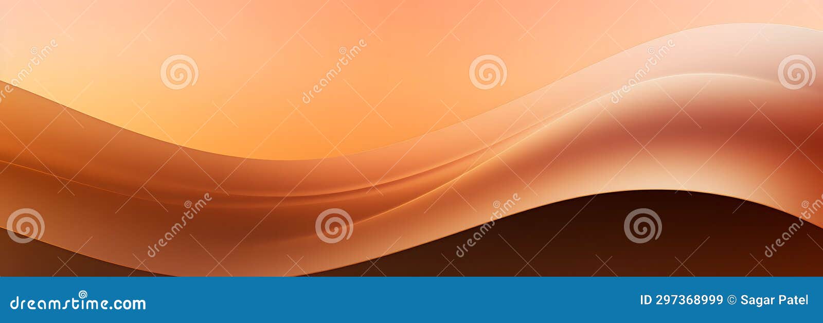 Brown Color Gradient Wave Background Stock Illustration - Illustration ...