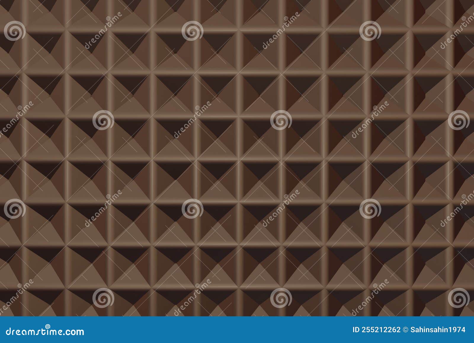 Seamless Abstract Brown Color Square Pattern Texture, Ornament ...