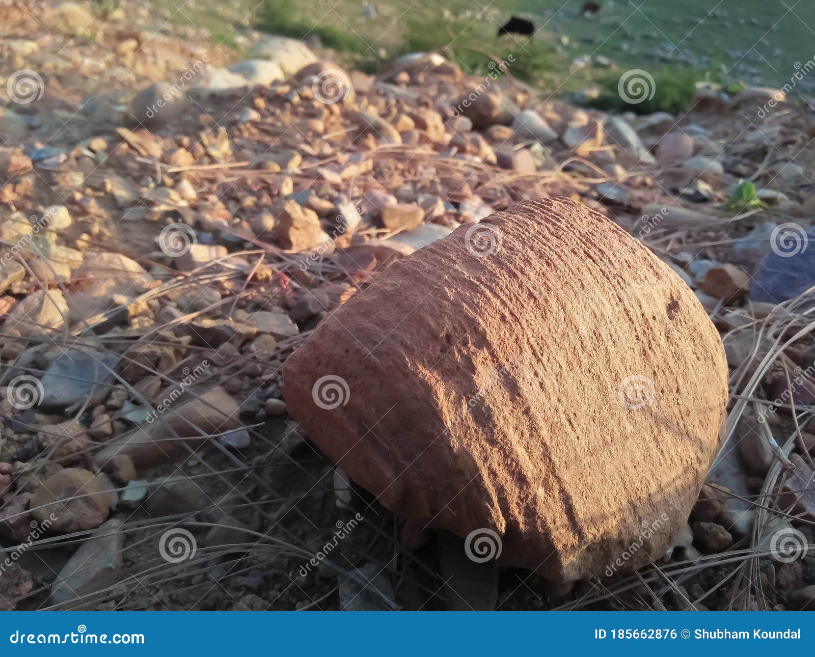 Brown Color Stone View Image Stock Photo - Image of stone, color: 185662876