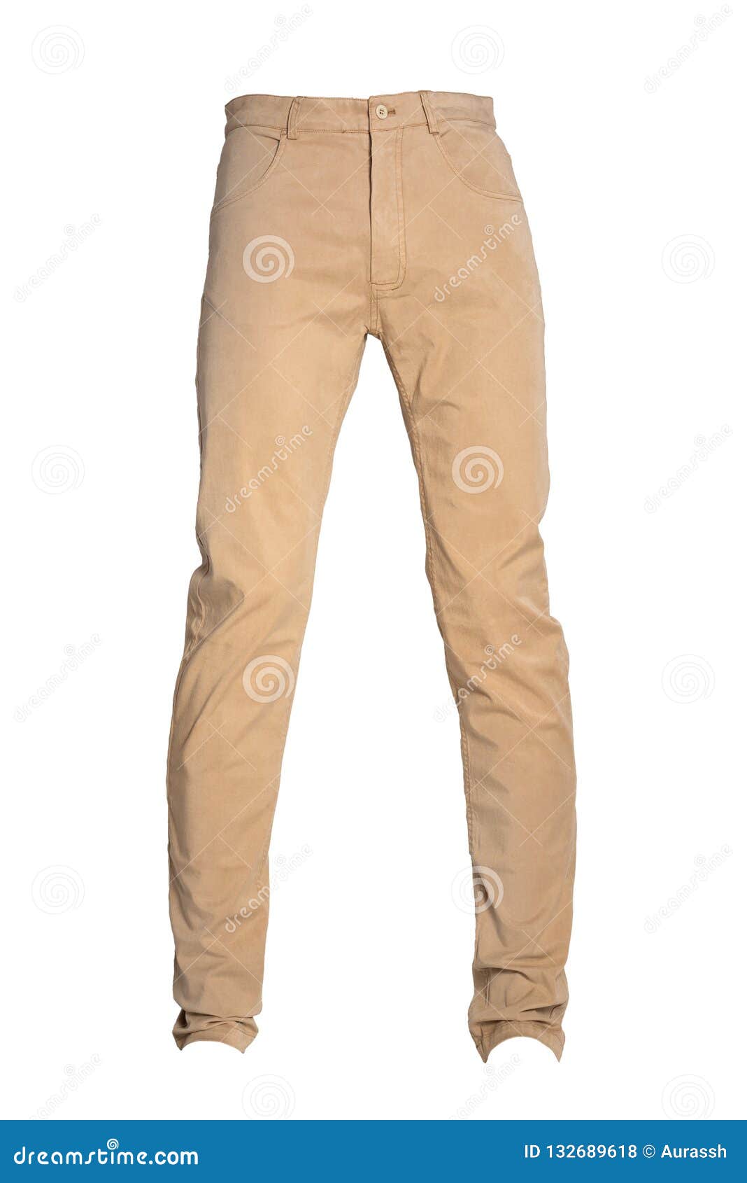 Colored Men Pants Isolated on White Background Stock Photo - Image of ...