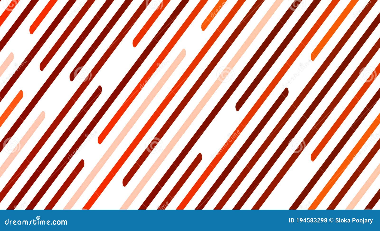 Brown Colored Parallel Diagonal Color Lines Pattern on White Background ...