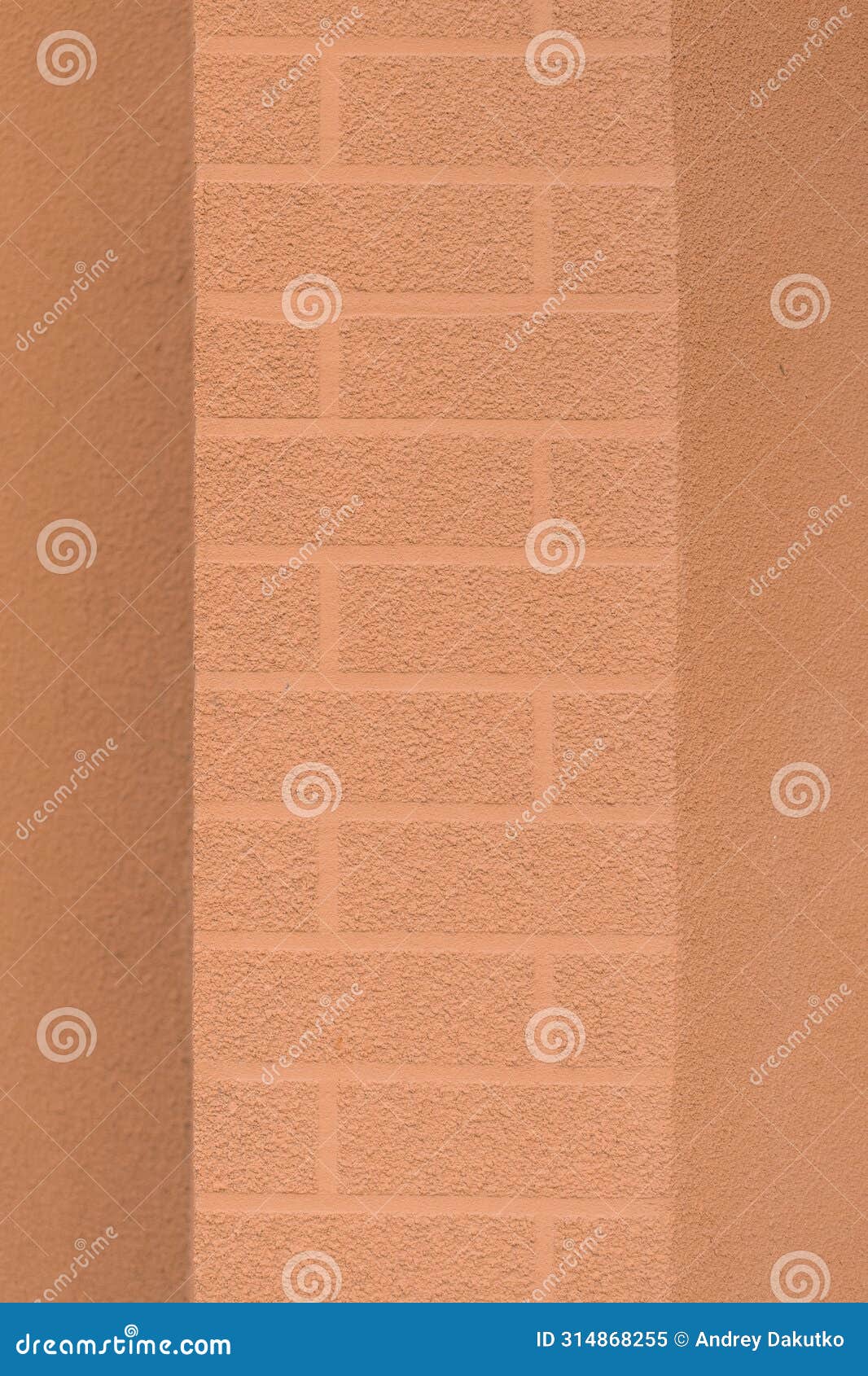 Brown Column Pillar Abstract Brick Pattern Element Detail Object ...