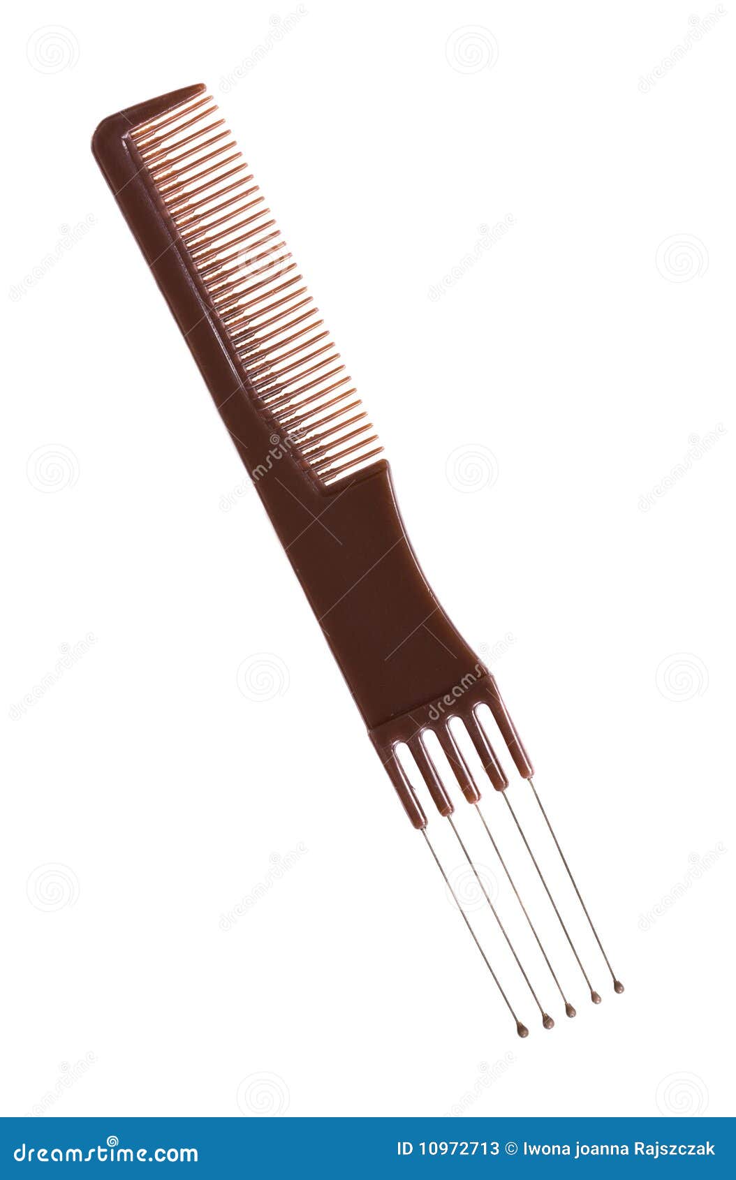 Brown comb stock image. Image of sharp, styling, hair - 10972713