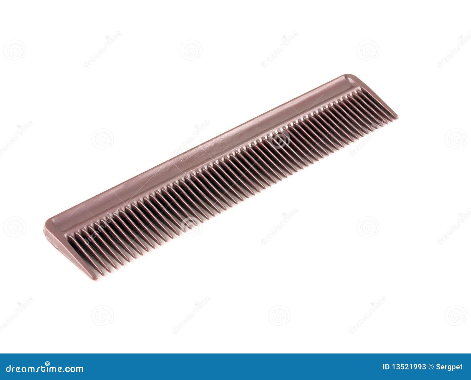 Brown comb stock image. Image of single, combing, striped - 13521993
