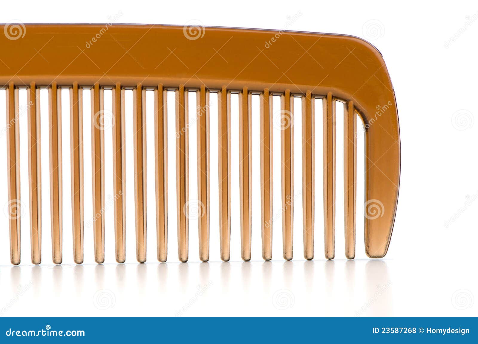 Brown comb closeup stock photo. Image of macro, brush - 23587268
