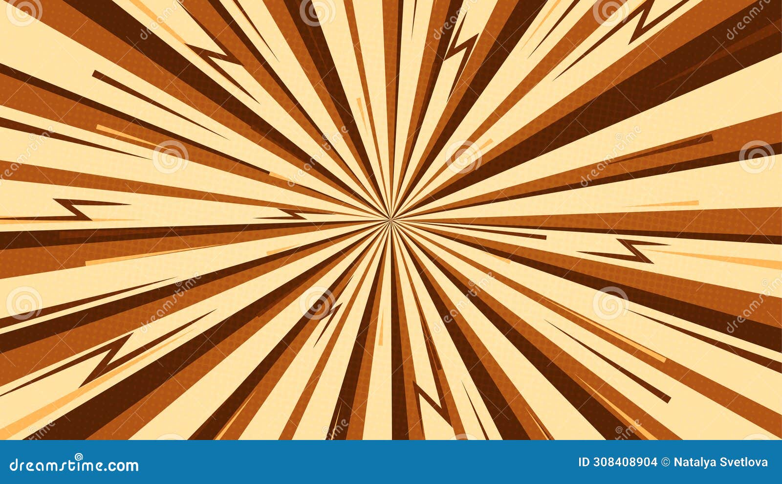 Brown Comics Style Background. Vintage Comic Style Background with ...