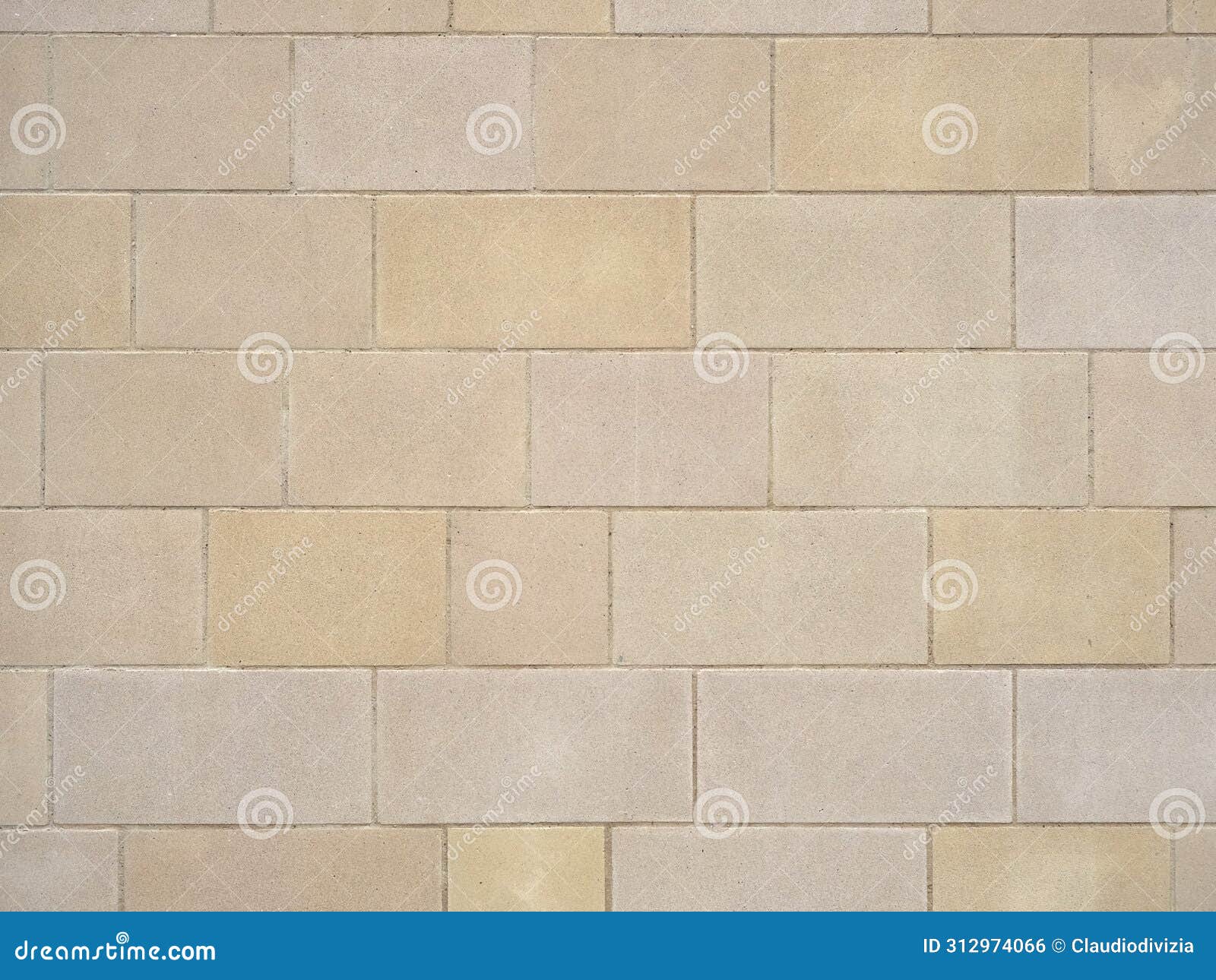 Brown Concrete Block Wall Background Stock Photo - Image of copy ...
