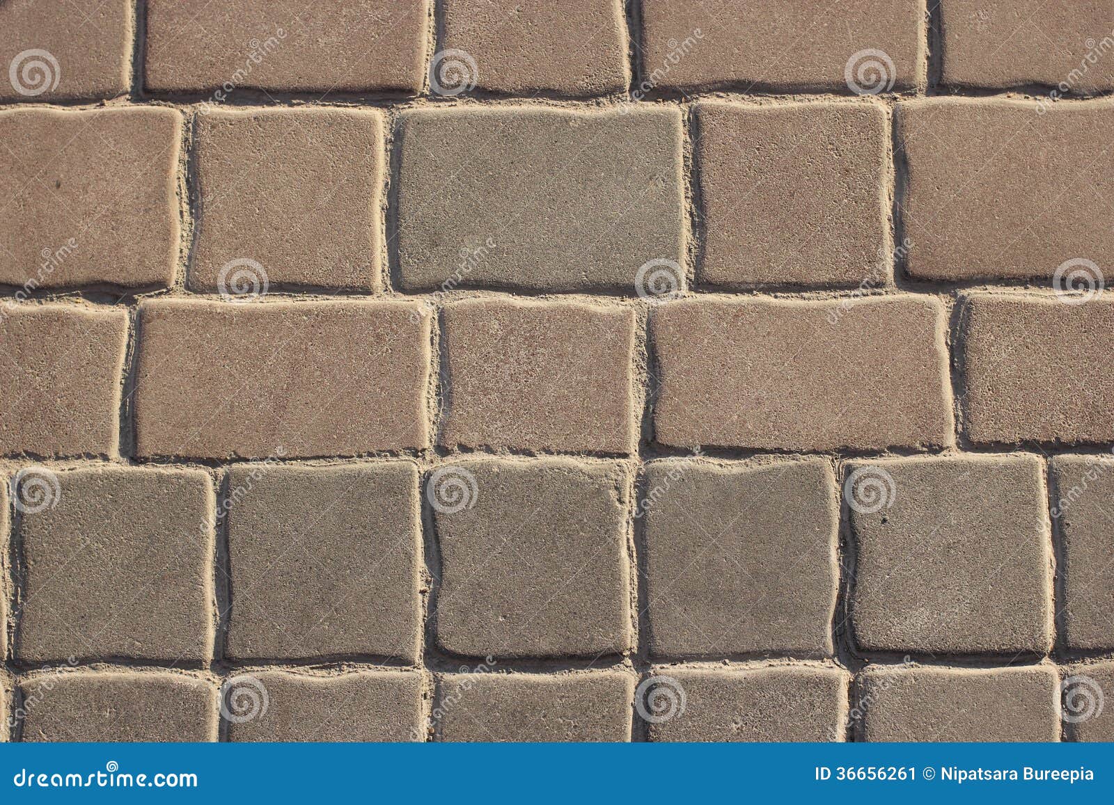 Brown Concrete pavement stock image. Image of brown, brick - 36656261