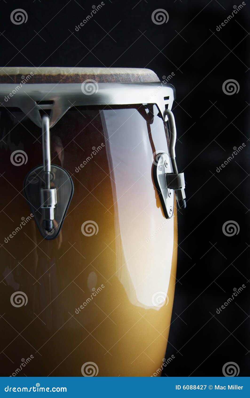 Brown conga drum Black Bk stock image. Image of percussion - 6088427