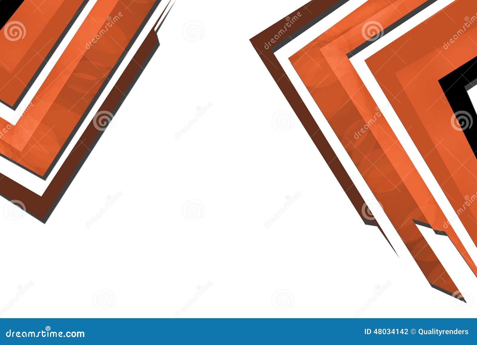 Brown Corners , Abstract Background Stock Illustration - Illustration ...