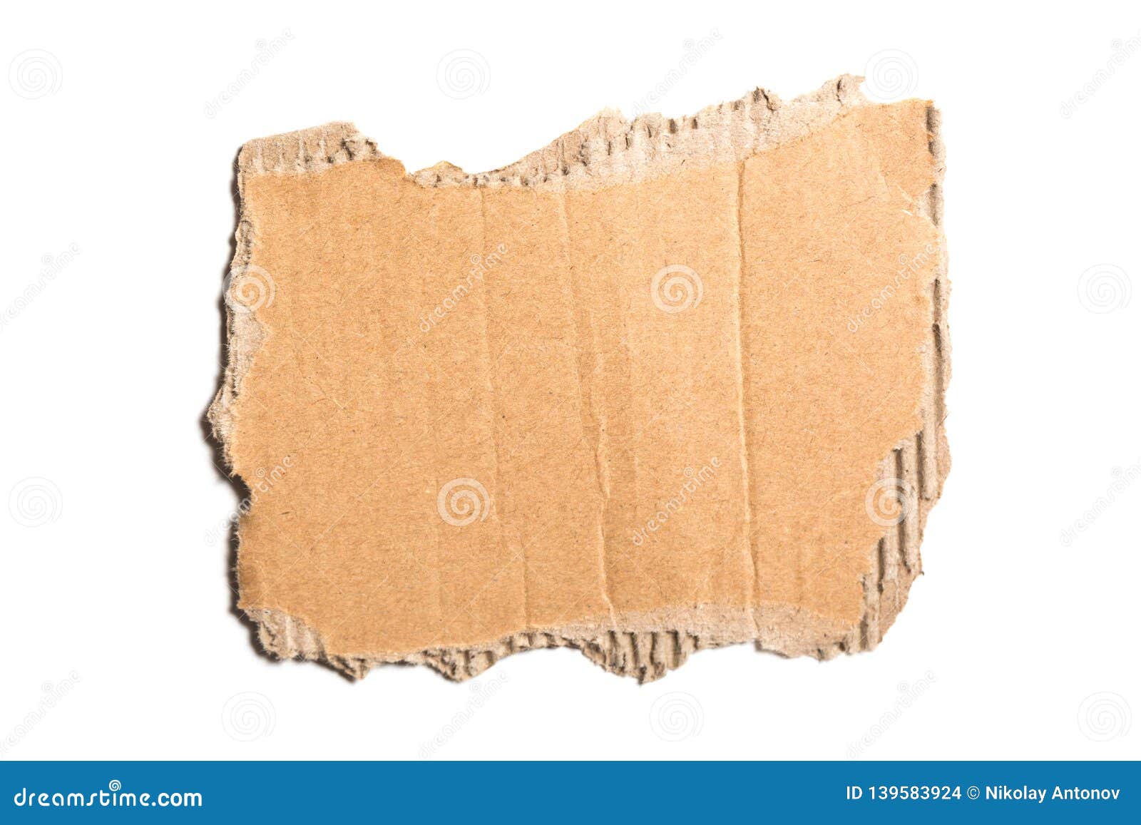 Torn Piece Of Cardboard