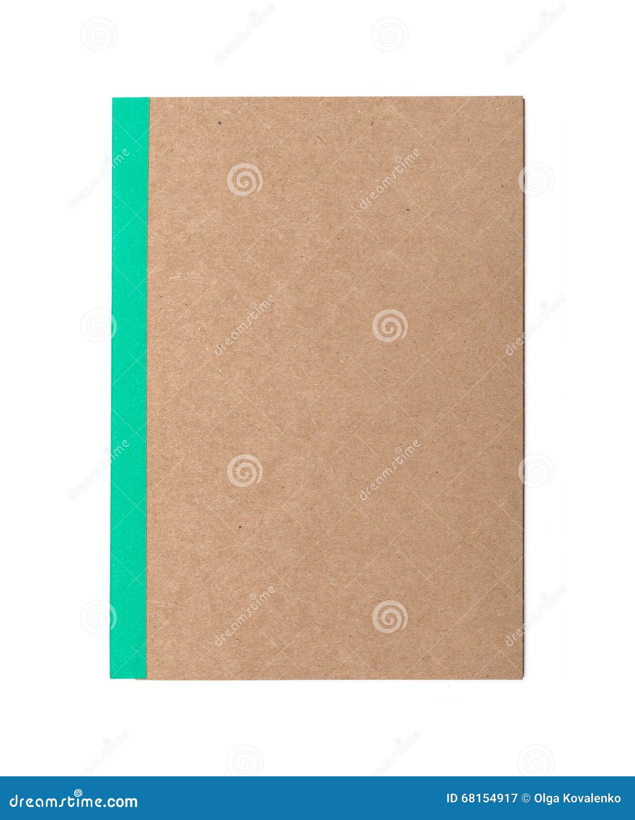 Brown cover notebook stock image. Image of empty, clean - 68154917