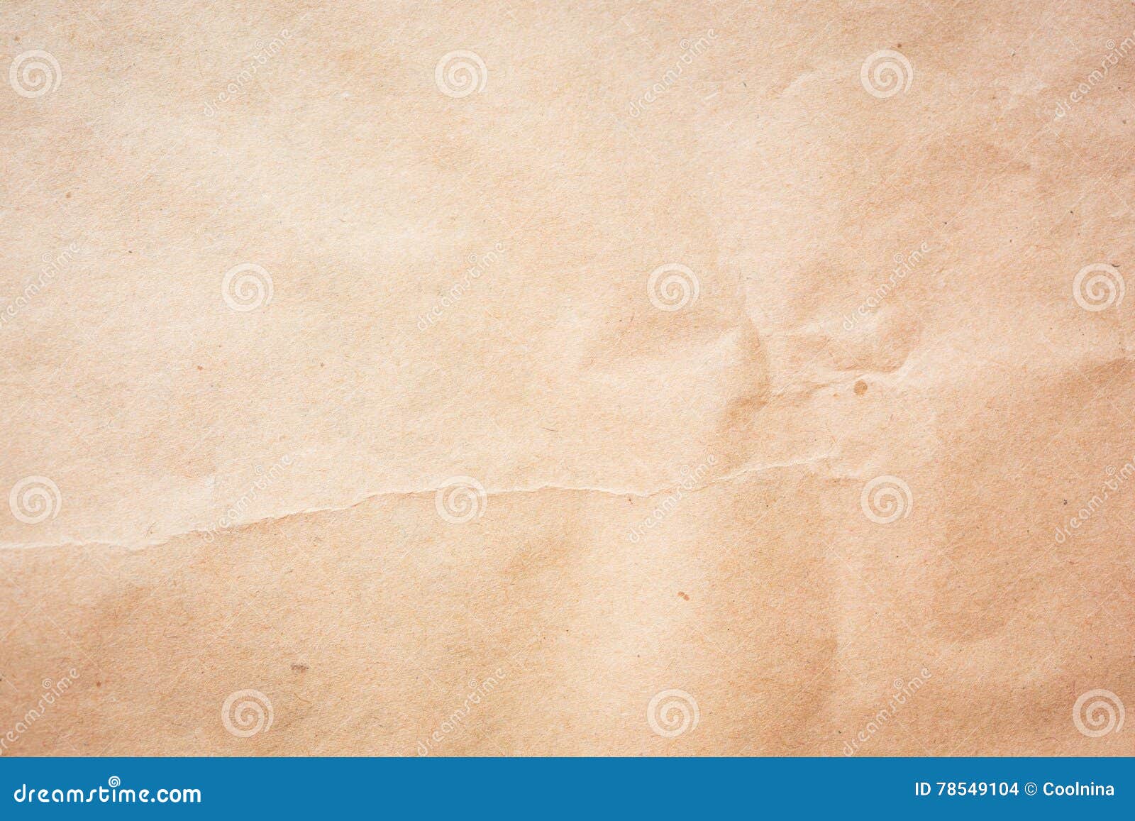 Craft Paper Pieces Set Isolated On White Background. Brown Torn Paper ...