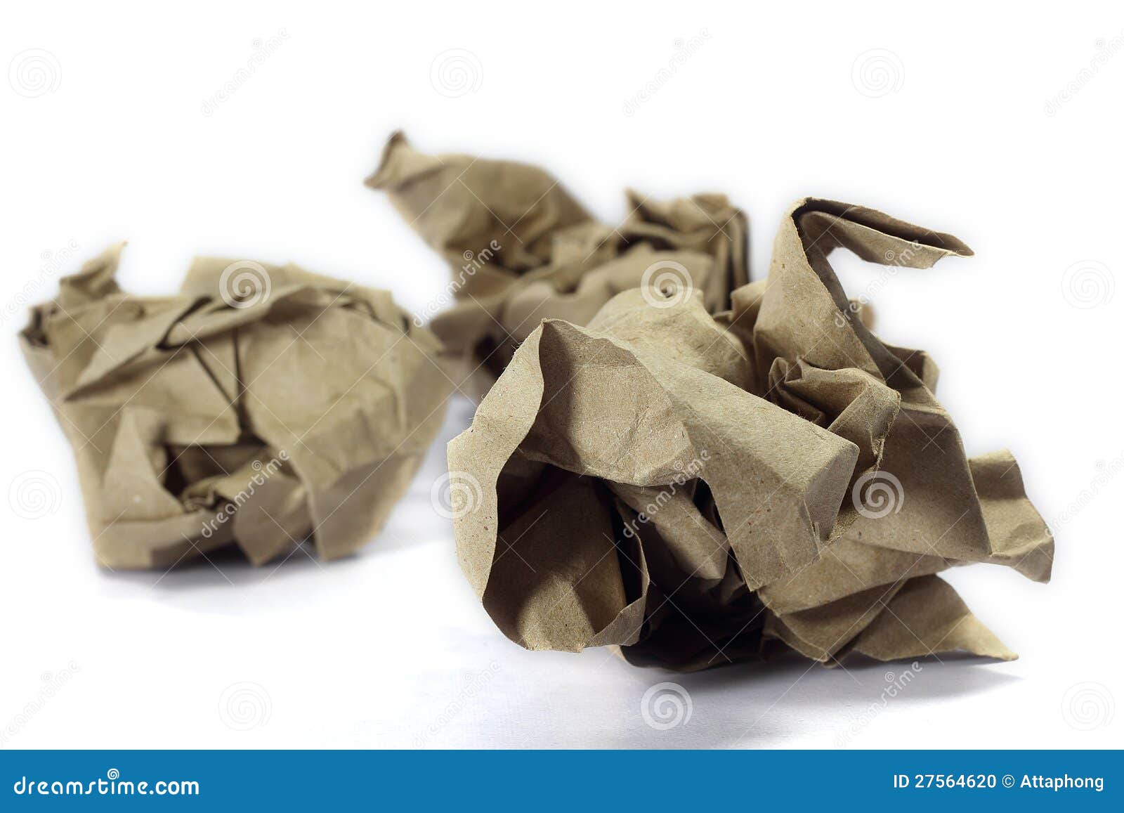 Brown crumpled paper stock photo. Image of parchment - 27564620