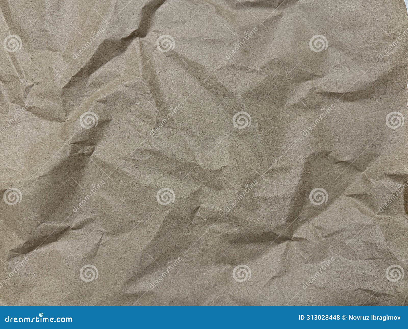 Brown Crumpled Paper Texture Overlay Stock Photo - Image of texture ...
