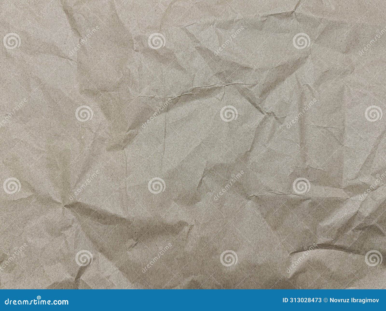 Brown Crumpled Paper Texture Overlay Stock Image - Image of blank ...