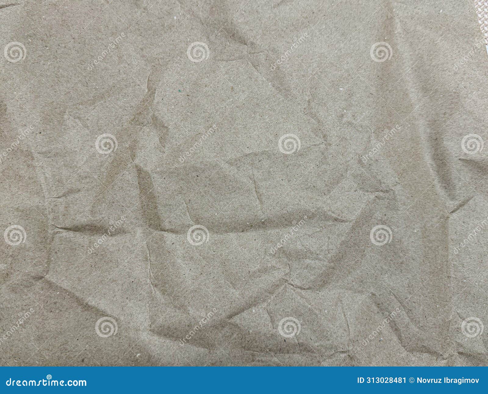 Brown Crumpled Paper Texture Overlay Stock Image - Image of grunge ...