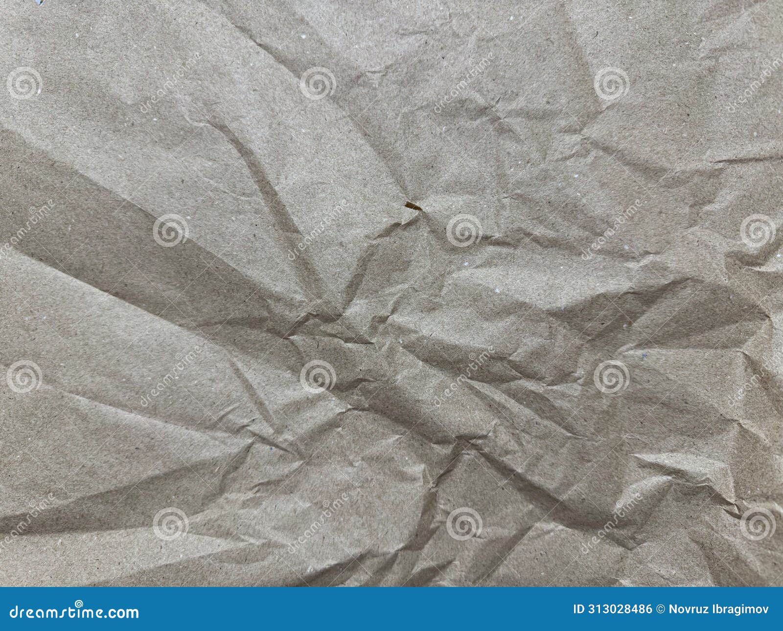 Brown Crumpled Paper Texture Overlay Stock Photo - Image of crease ...
