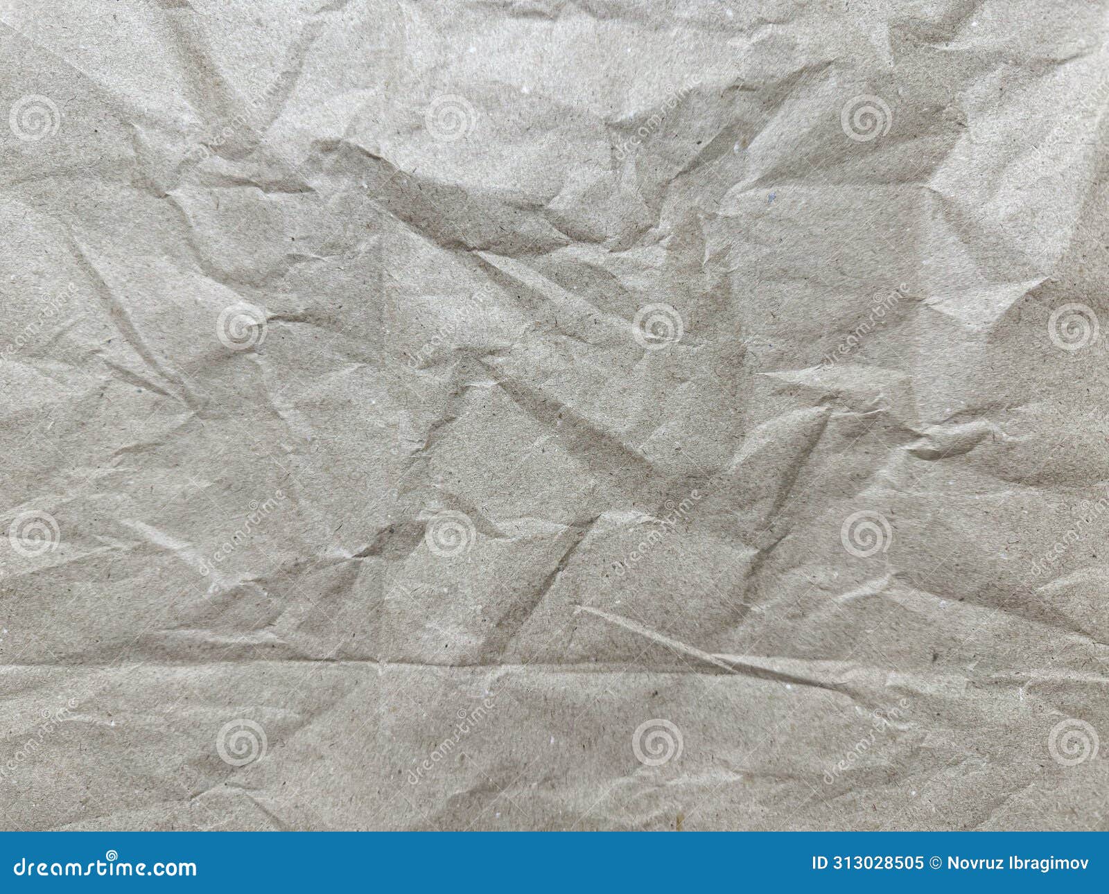 Brown Crumpled Paper Texture Overlay Stock Image - Image of pattern ...