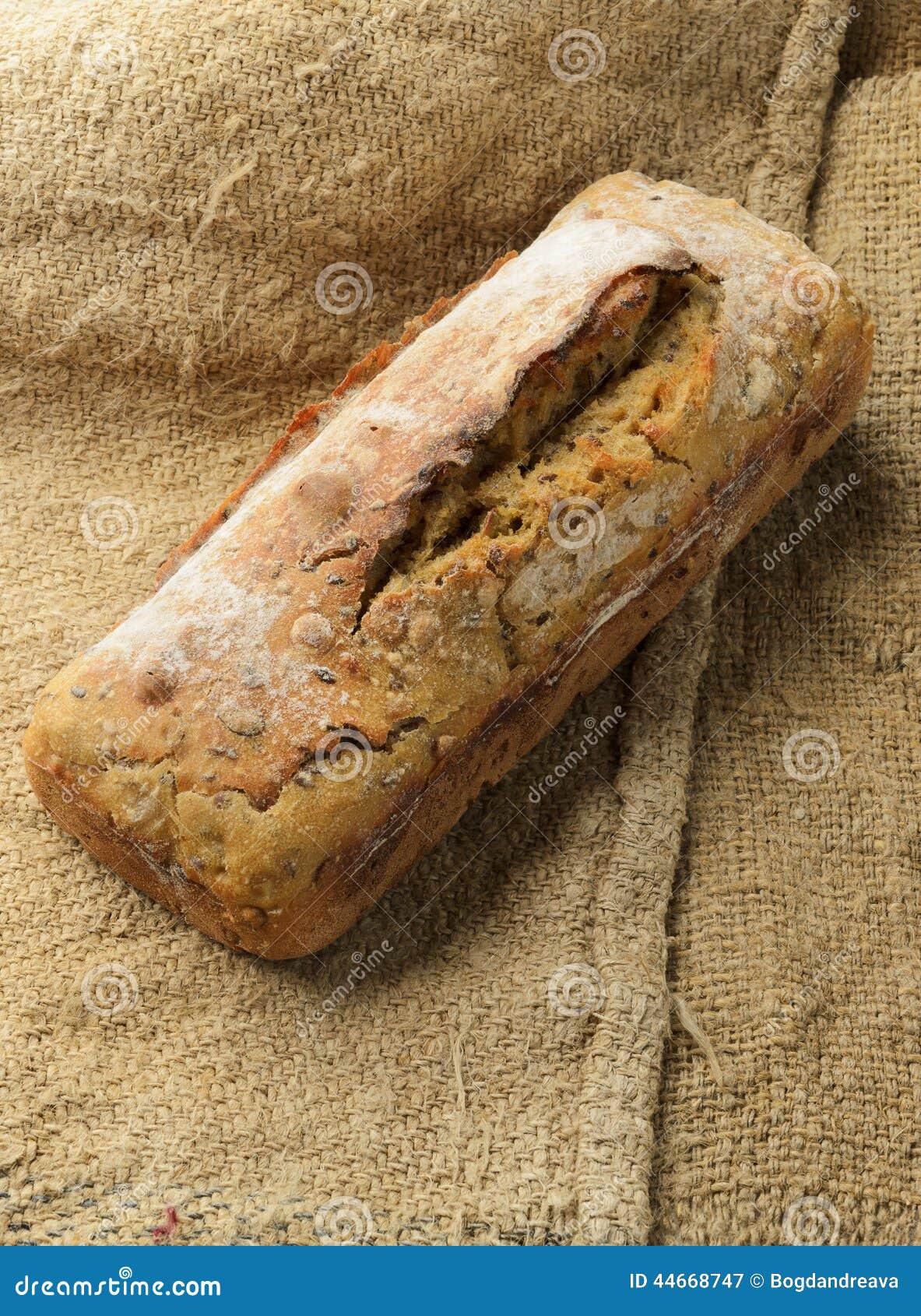 Brown crusty bread stock image. Image of brown, textured - 44668747