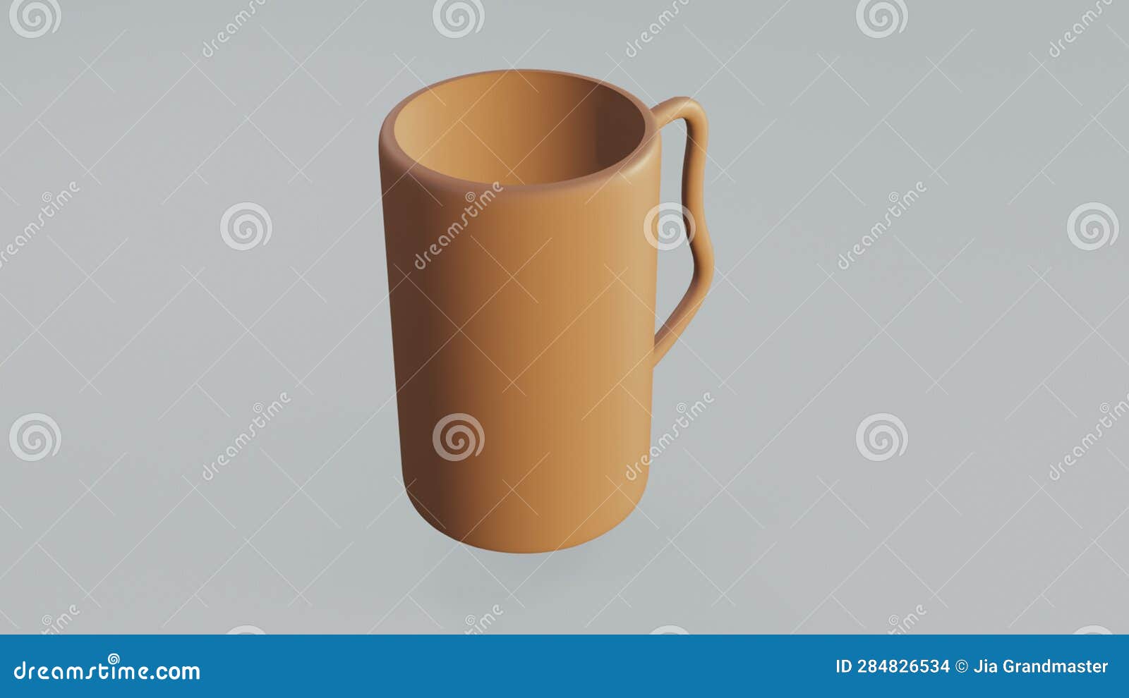 Brown Cup 1 stock illustration. Illustration of saucer - 284826534