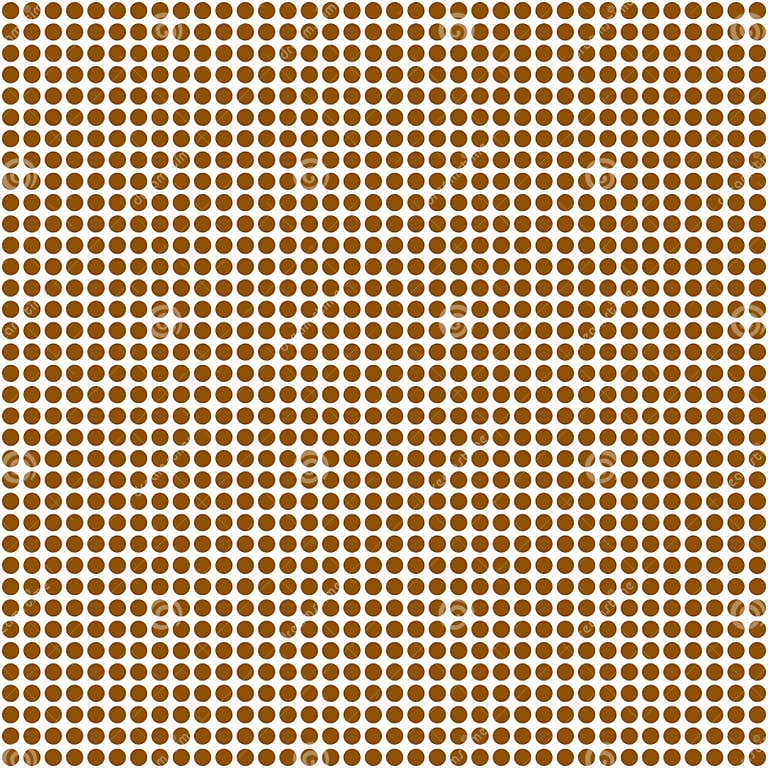 Brown Dots Circles Pattern Repetition Background Abstract Stock Image ...