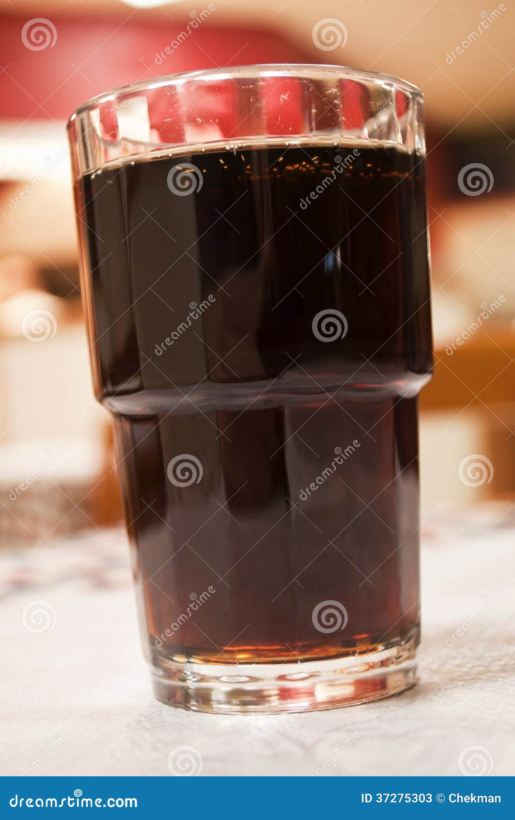 Brown Drink in a Glass Beaker Stock Image - Image of liquid ...