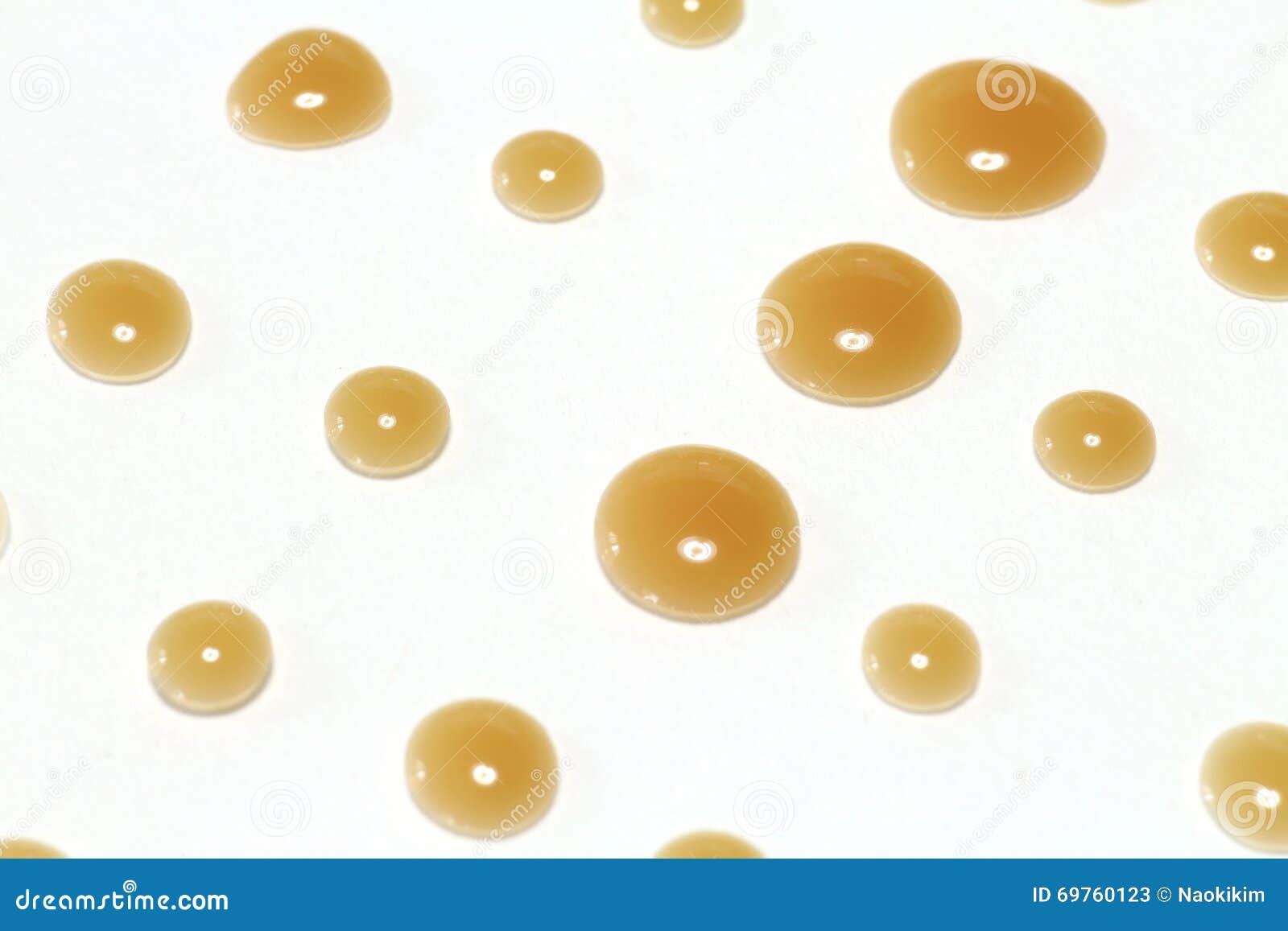 Brown Droplet Abstract in White Stock Image - Image of closeup ...