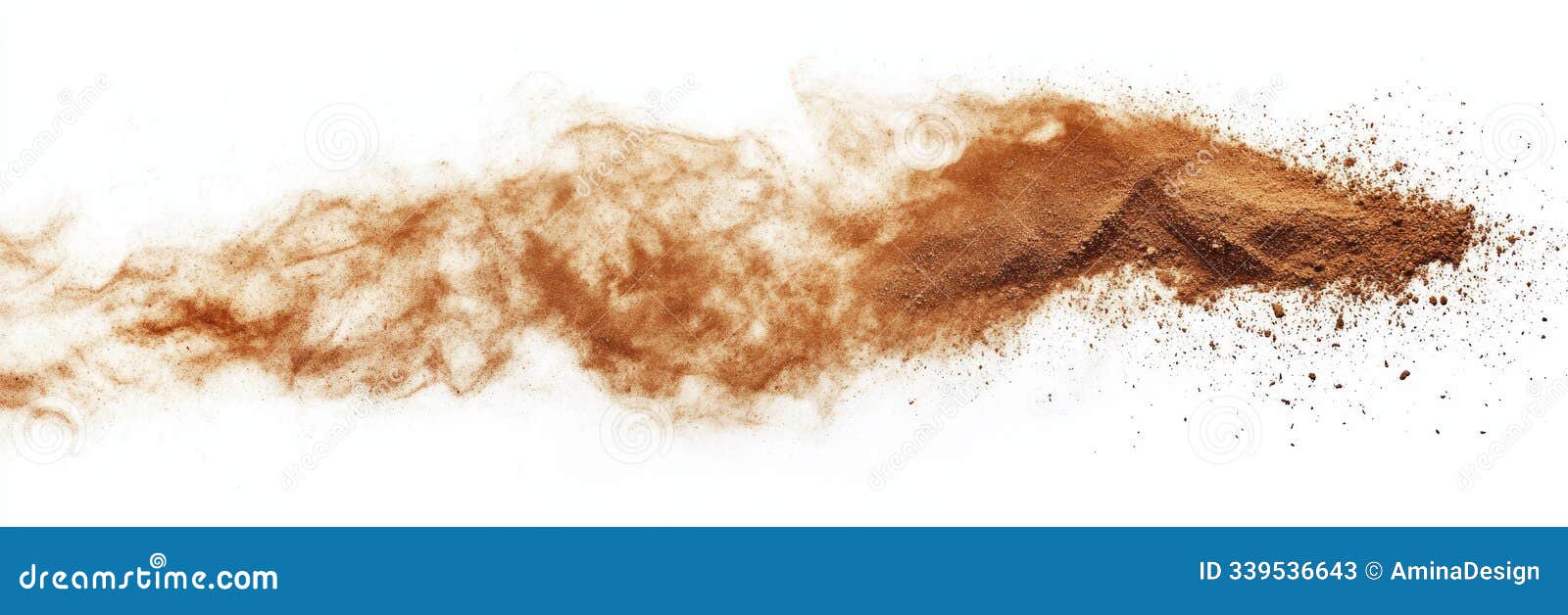 Brown Dust Cloud Effect an Intricate Abstract Nature Illustration with ...