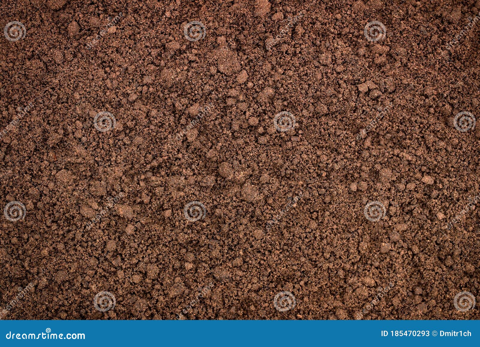 Brown Earth Surface, Top View. Organic Soil Texture Stock Image - Image ...